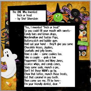 The ONE Who Invented Trick or Treat by Shel Silverstein (Fun Halloween ...