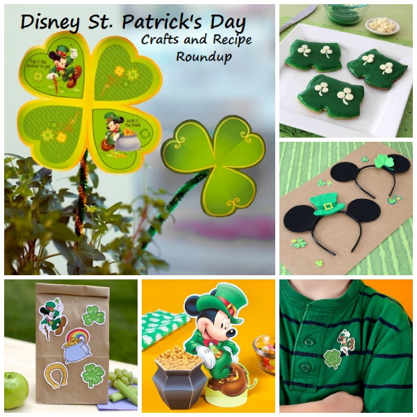 Disney St. Patrick's Day Crafts and Recipe Roundup