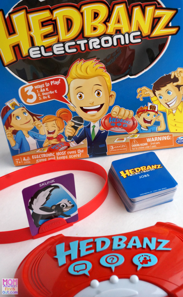 Get Your Head in the Game with Hedbanz Electronic! #HedbanzElectronic