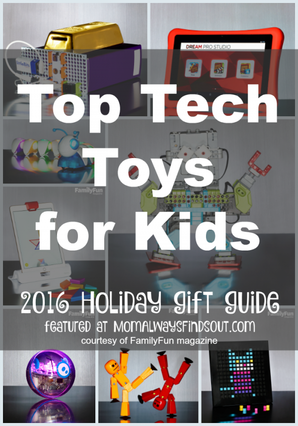 Check out the List! Top High Tech Toys for Kids 2016
