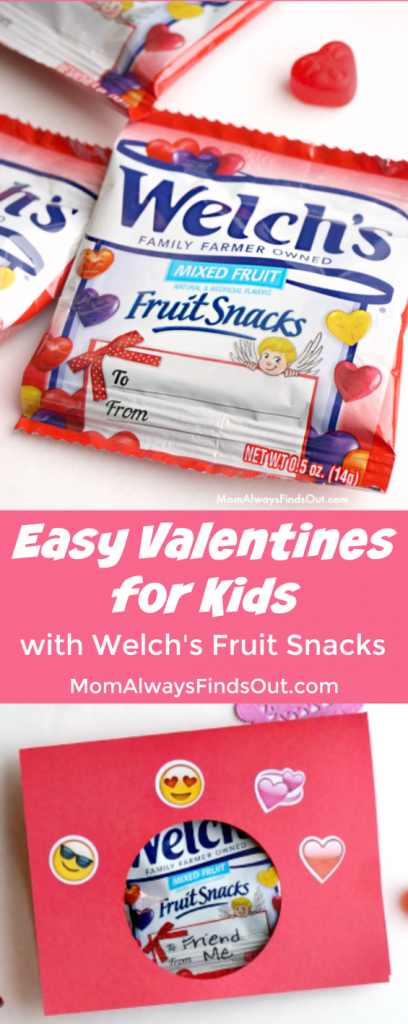 Easy Valentine Treats For Kids with Welch's Fruit Snacks