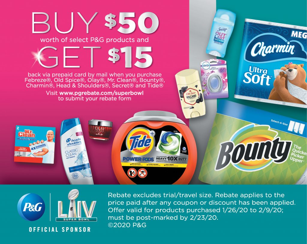 Spend 50 On P G Brands Get Free 15 Visa Gift Card Spend 50 On P G Brands Get Free 15 Visa Gift Card