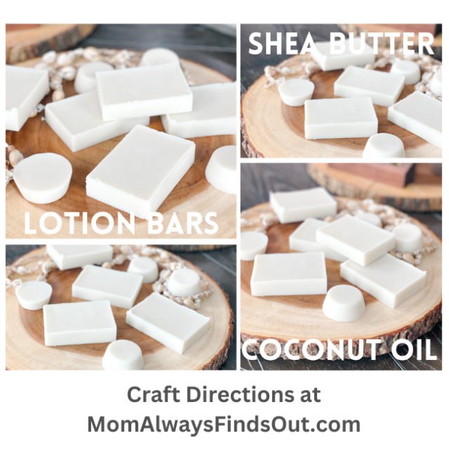 Lotion Bar Recipe with Beeswax, Coconut Oil, and Shea Butter